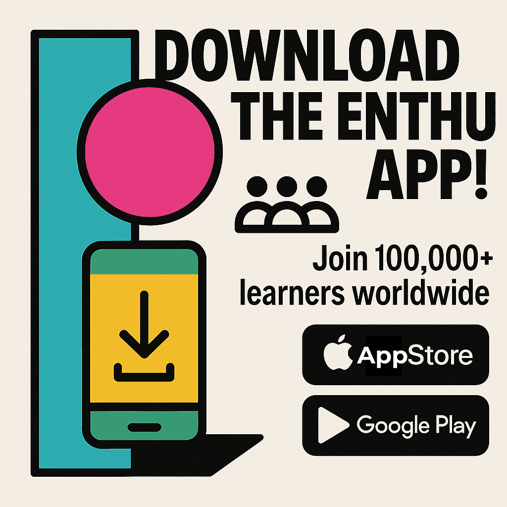 Download Enthuziastic App – Learn Live with 100,000+ Users